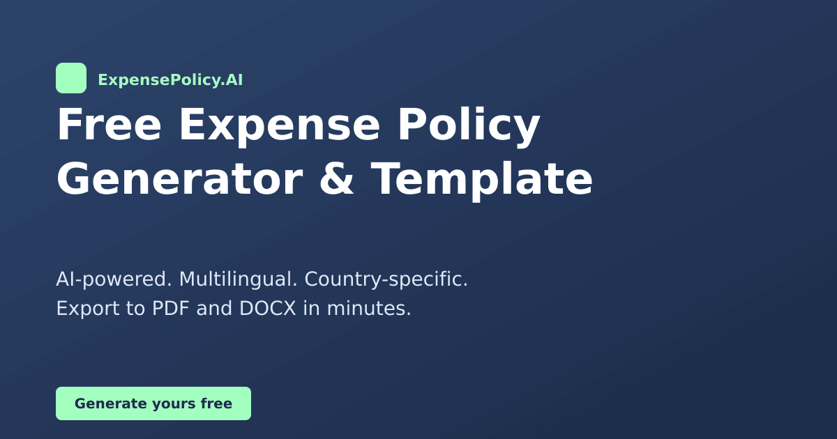 VAT Recovery on Travel Expenses — ExpensePolicy.AI